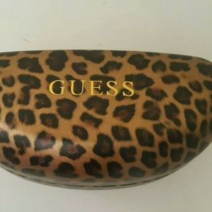 Guess | Storage & Organization | Guess Leopard Print Hard Sunglasses ...